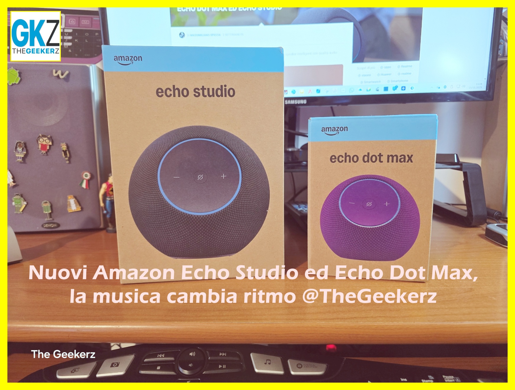 Amazon Echo Studio ed Echo Dot Max 2025 @TheGeekerz – TheGeekerz